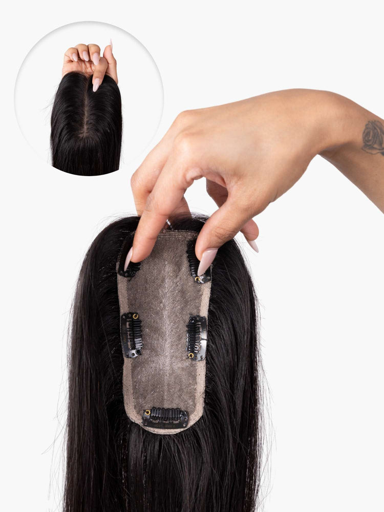 Silk Hair Toppers | Human Hair Toppers | Hair Topper For Hair Thinning ...