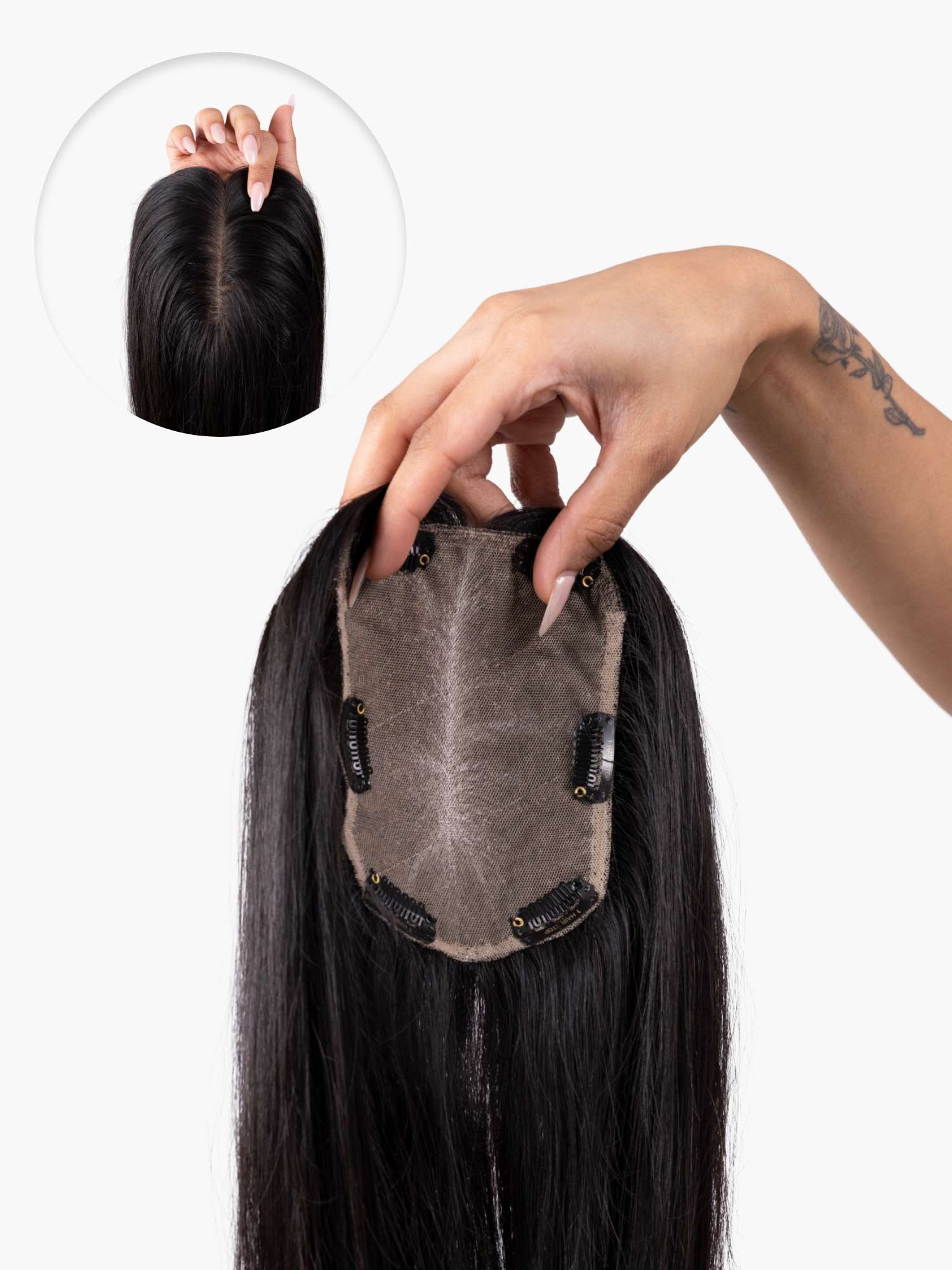 Silk Hair Topper 4x5 | Perfect Human Hair Toppers for Thinning Hair – 1 ...