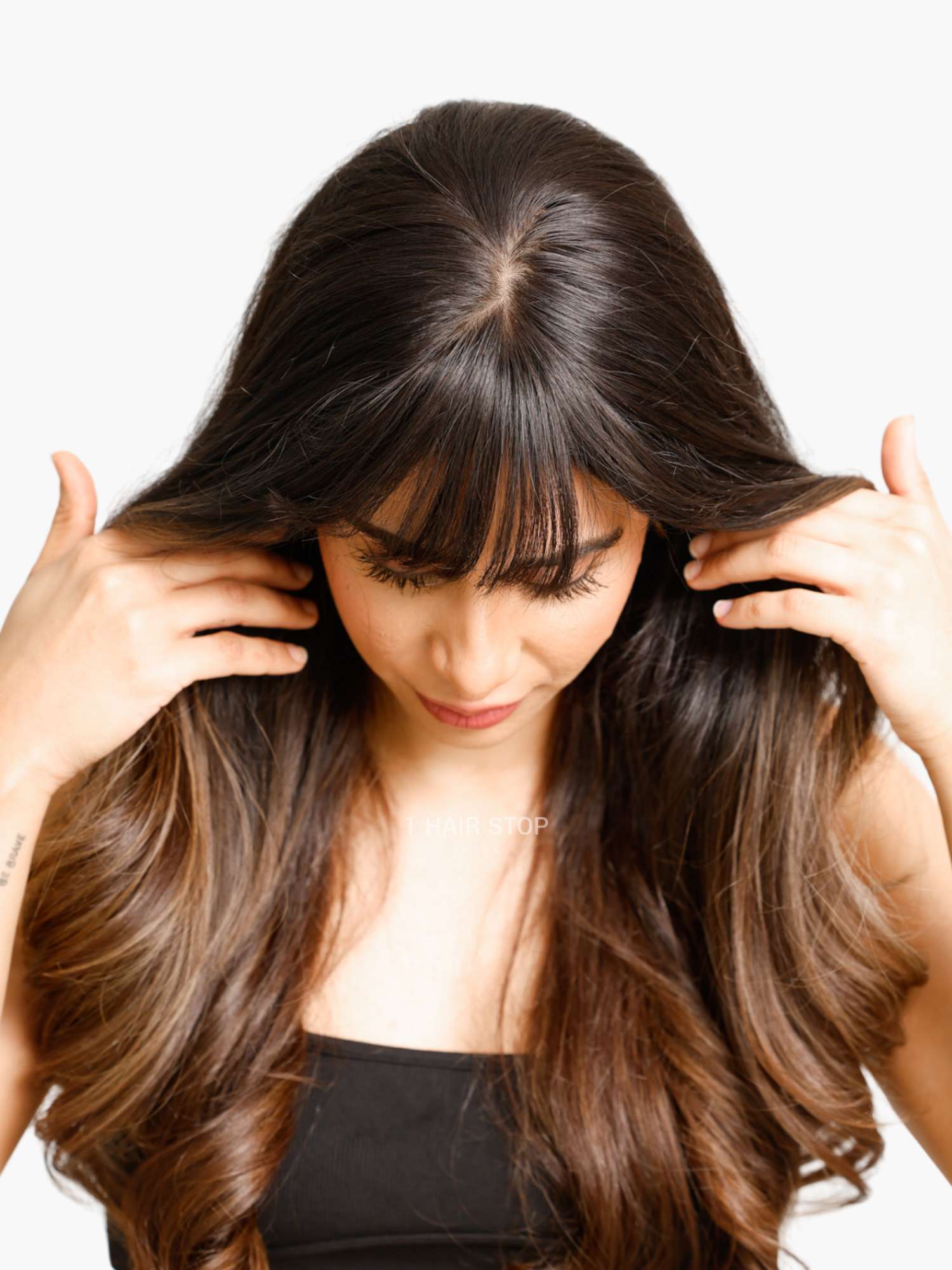 Silk Hair Topper with Bangs - Size 2.5x3 | Stylish Human Hair Toppers ...