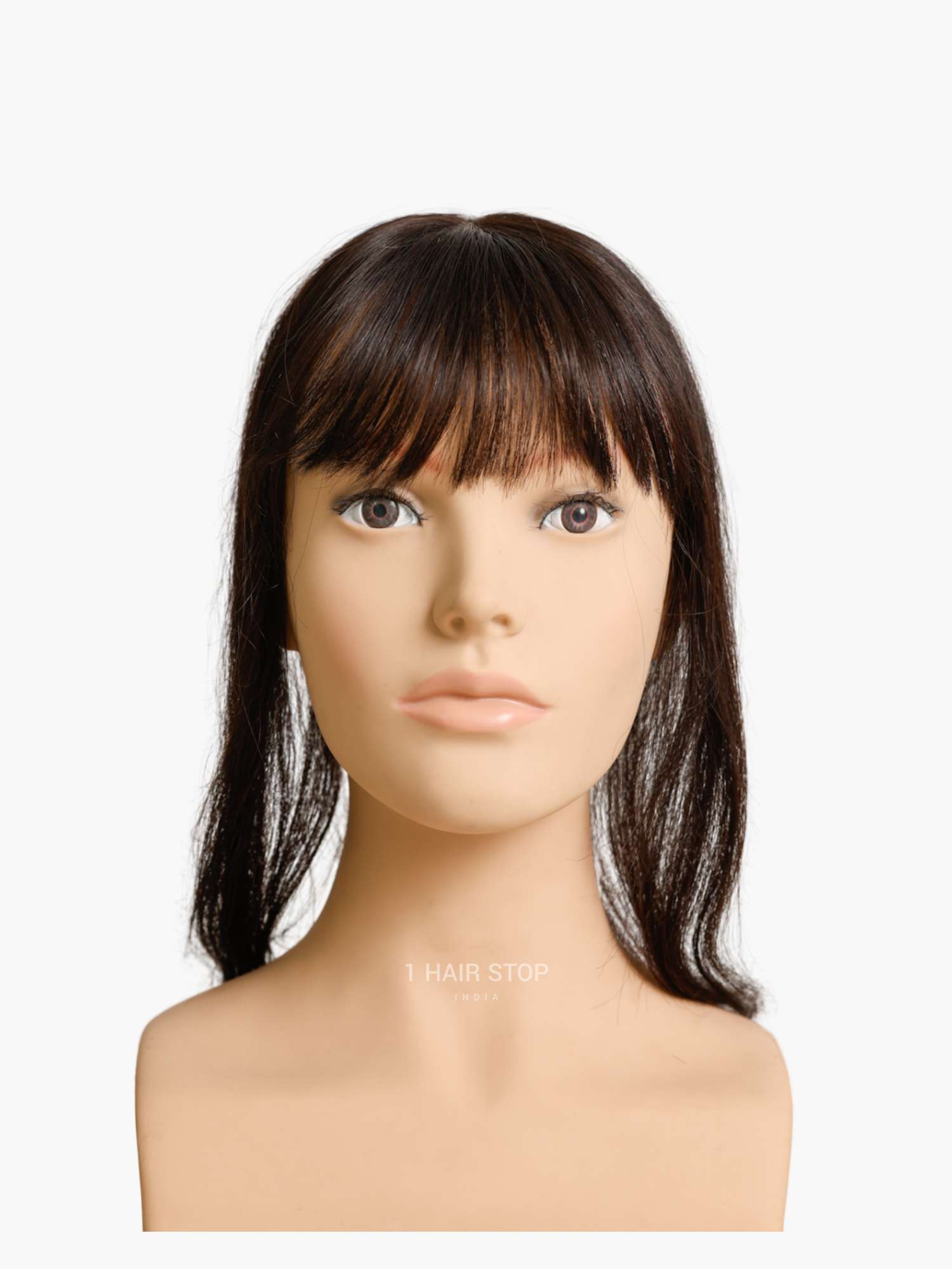 Silk Hair Topper with Bangs - Size 2.5x3 | Stylish Human Hair Toppers ...